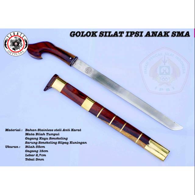 Jual Golok Pencak Silat Golok Ipsi pencak Silat | Shopee Indonesia