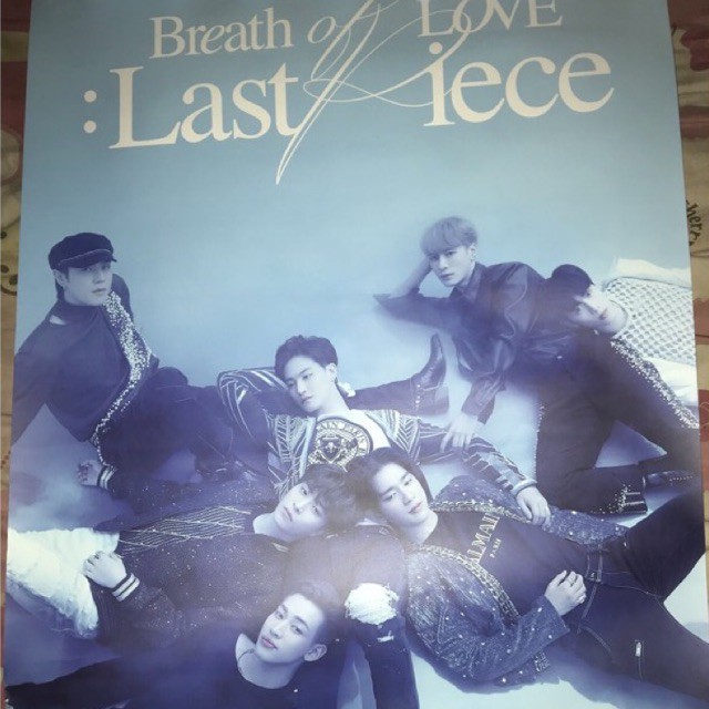 Jual Poster official GOT7 BREATH OF LOVE | Shopee Indonesia