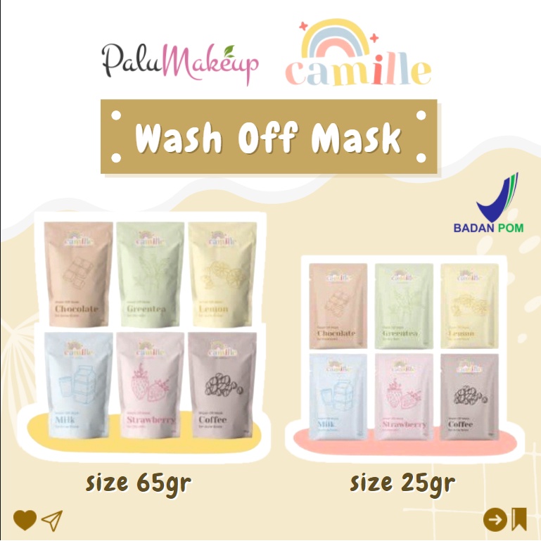 Jual CAMILLE Wash Off Mask | Shopee Indonesia