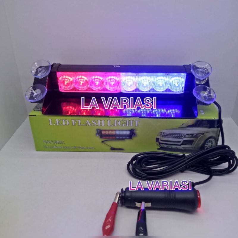Jual Lampu LED Dashboard Mobil-Led 8 mata Dashboard Mobil 12v Tempel ...