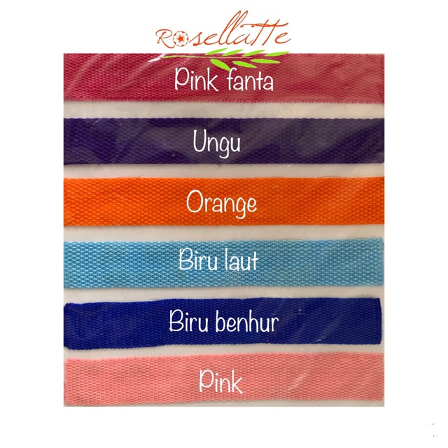 Jual TALI TAS POLYESTER WEBBING meteran | Shopee Indonesia