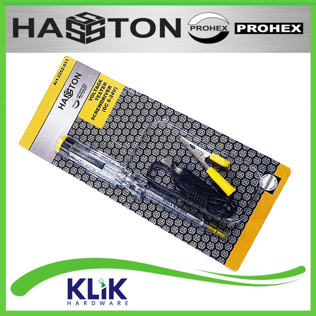 Jual HASSTON Obeng Tespen DC Aki Obeng Testpen Kabel Test Pen Accu ...