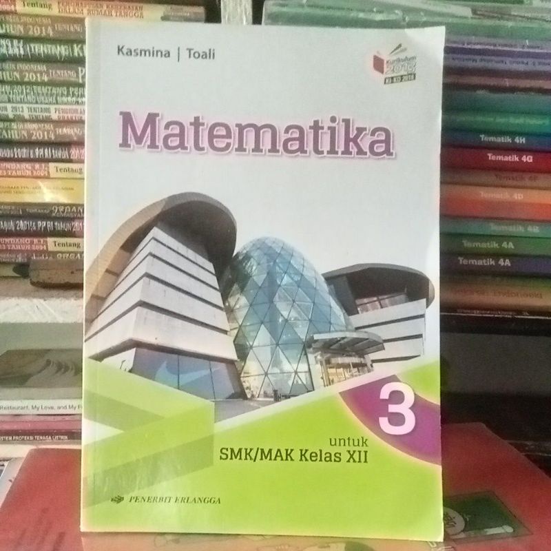 Jual buku matematika SMK kelas 12 penerbit Erlangga kurikulum 2013 ...