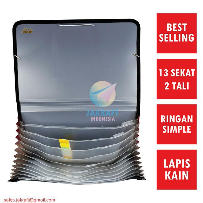 Jual IBARUl Dompet Map Expanding File Plastik Tali Dokumen Nota Giro ...