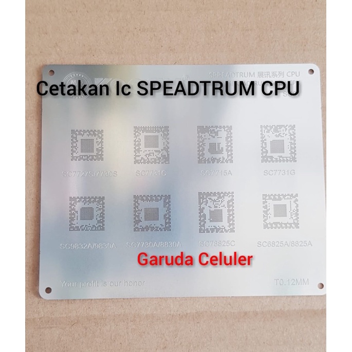 Jual Plat BGA / Cetakan Ic SPREADTRUM CPU Universal | Shopee Indonesia