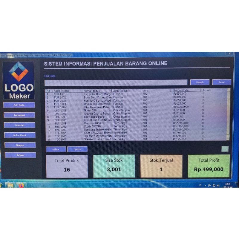 Jual Aplikasi Penjualan Olshop ExcelVba | Shopee Indonesia