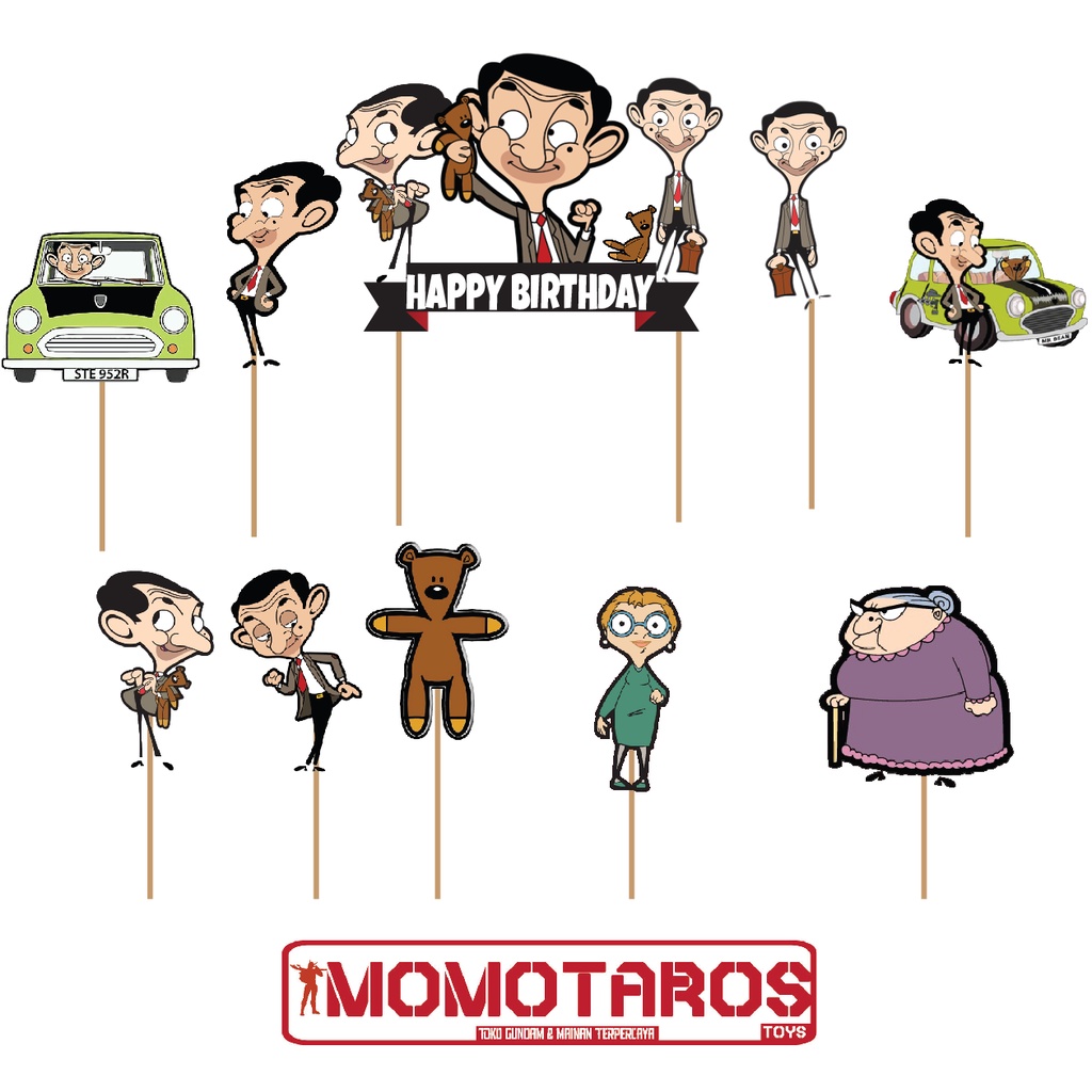 Jual Topper cake Mr Bean set | Shopee Indonesia