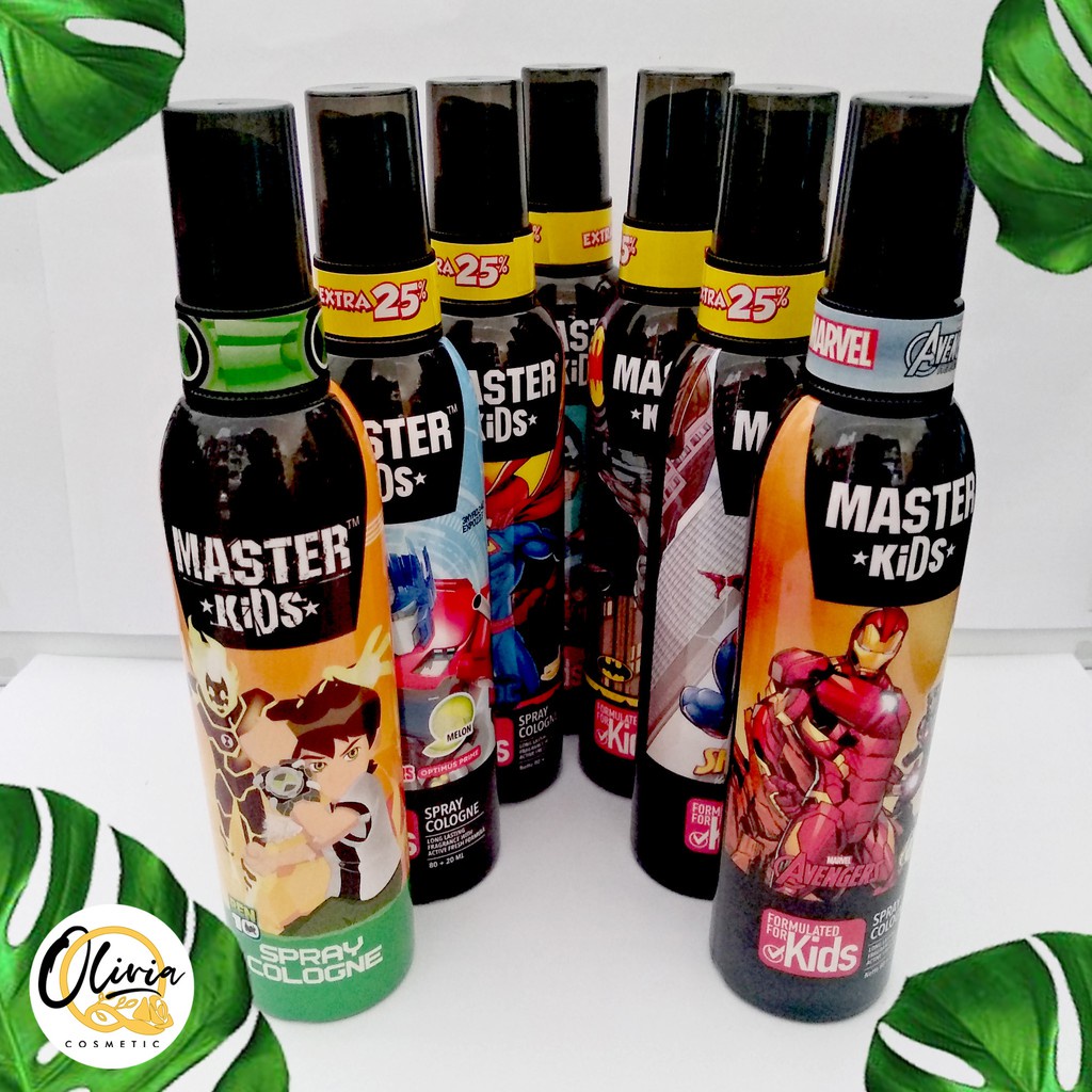 Jual MASTER KIDS SPRAY COLOGNE 100ML | Shopee Indonesia