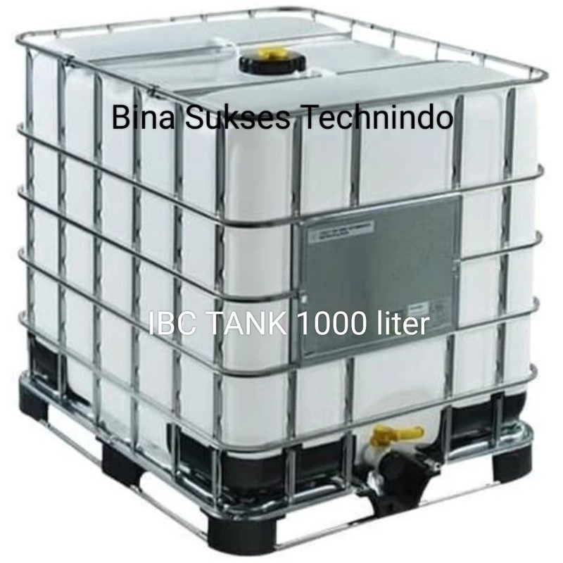 Jual Tangki IBC Tank 1000 liter / intermediate bulk container / tandon air second layak pakai ...
