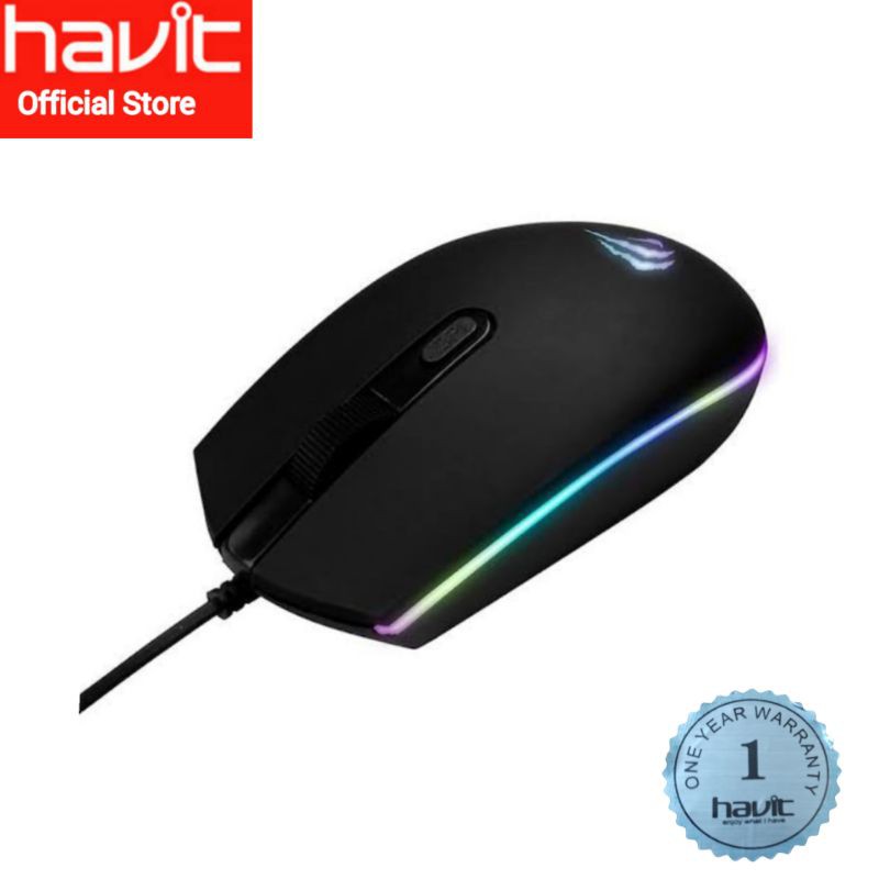 Jual HAVIT® MS1003 Backlit RGB Gaming Mouse | Shopee Indonesia