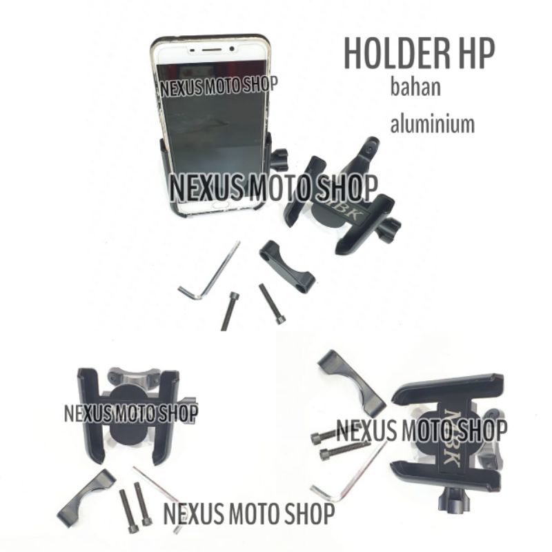 Jual holder hp gps pcx 150 pcx 160 adv 150 dudukan holder hp pcx new ...