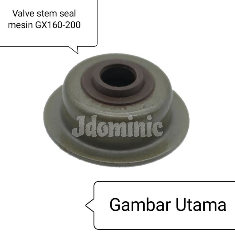 Jual valve stem seal GX-160 GX-200 168 suku cadang onderdil sparepart spare part parts mesin ...
