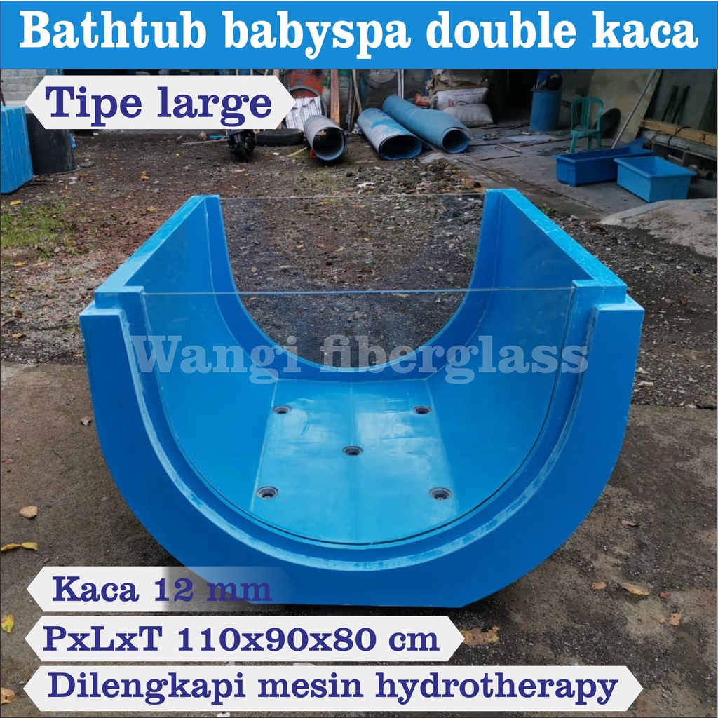 Jual Kolam baby spa fiber kaca double type large - Bathtub baby spa ...