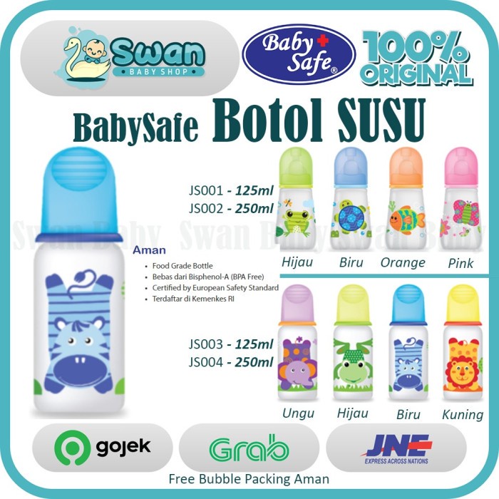 Jual Baby Safe Botol Susu BabySafe Feeding Bottle | Shopee Indonesia
