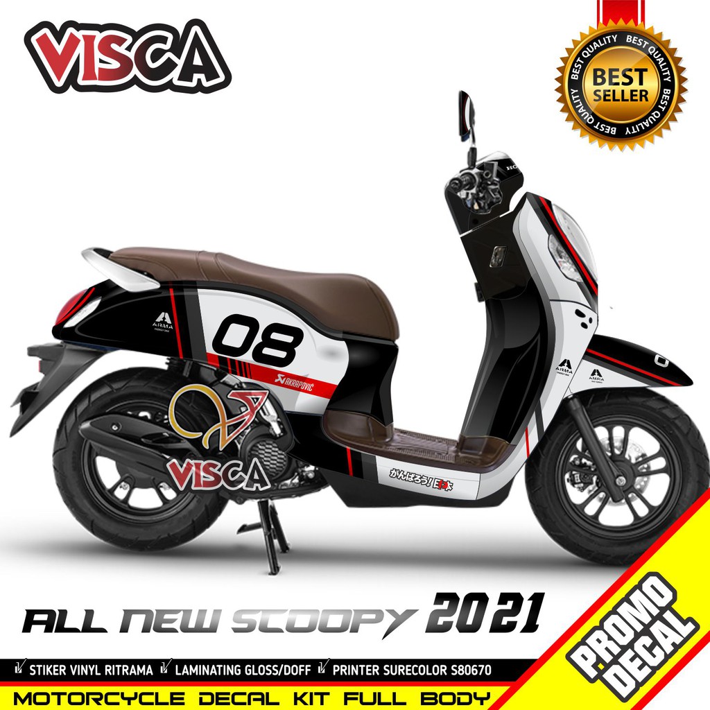 Jual Decal Scoopy Full Body Stiker Scoopy 2021 Stiker Scoopy 2021 Full ...