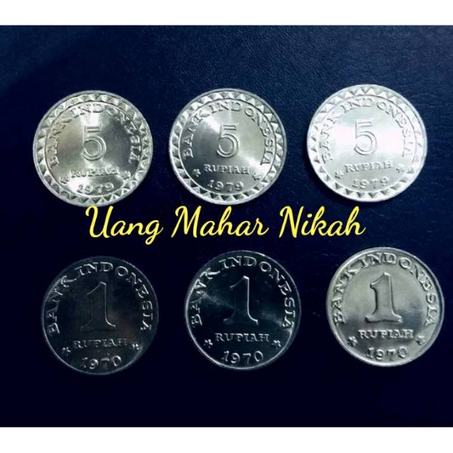 Jual Paket Mahar Nikah 18 Rupiah Asli Uang Kuno Indonesia ( 5+5+5+1+1+1 ) | Shopee Indonesia