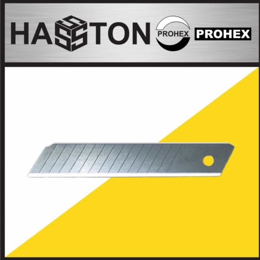 Jual isi Ulang Pisau Cutter/Refill Cutter BESAR 18mm HASSTON isi 10 pcs ...