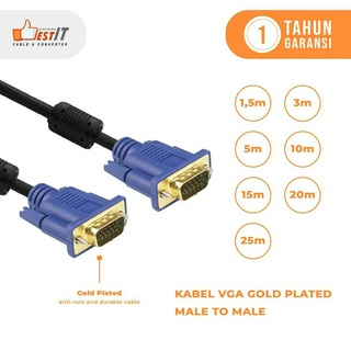 Jual NYK Kabel VGA Gold Plate High Quality 1.5M 3M 5M 10M 15M 20M | Shopee Indonesia