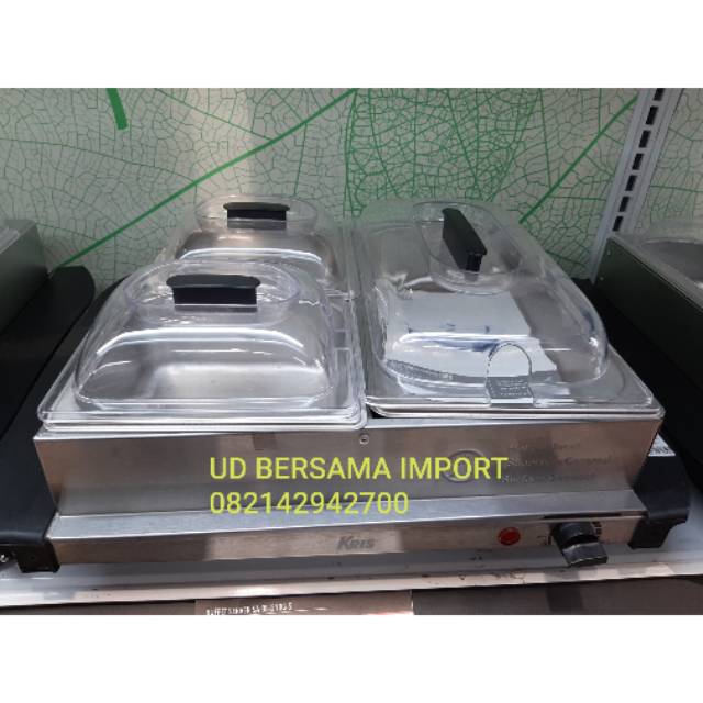 Jual kris buffet server tray penghangat makanan catering dll | Shopee ...