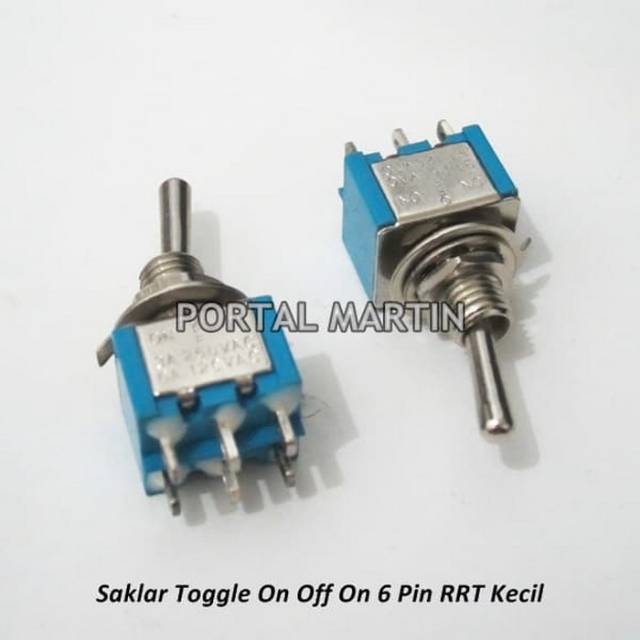 Jual Saklar TOGGLE ON OFF ON Kecil 6 Pin | Shopee Indonesia