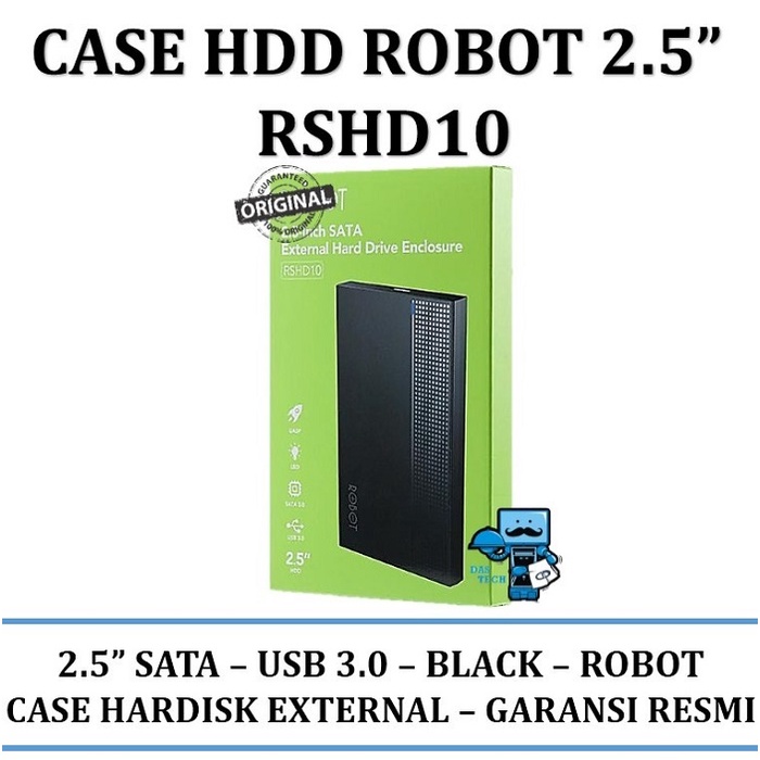 Jual Robot RSHD10 SSD HDD Enclosure 2.5" SATA USB 3.0 Case External ...