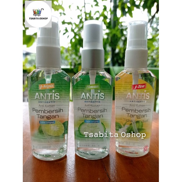 Jual COD ANTIS SPRAY 55 ML HANDSANITIZER ANTI KUMAN DENGAN AROMA JERUK ...