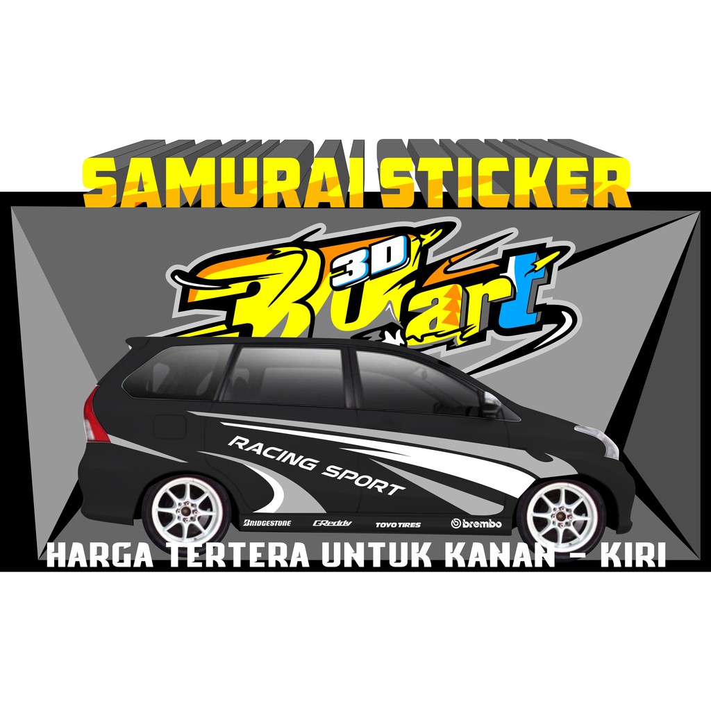 Jual striping mobil avanza, inova, granmax universal semua mobil ...