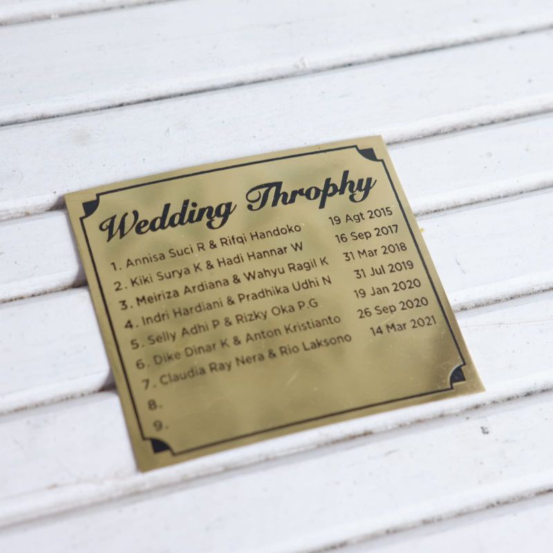 Jual plat trophy | Shopee Indonesia