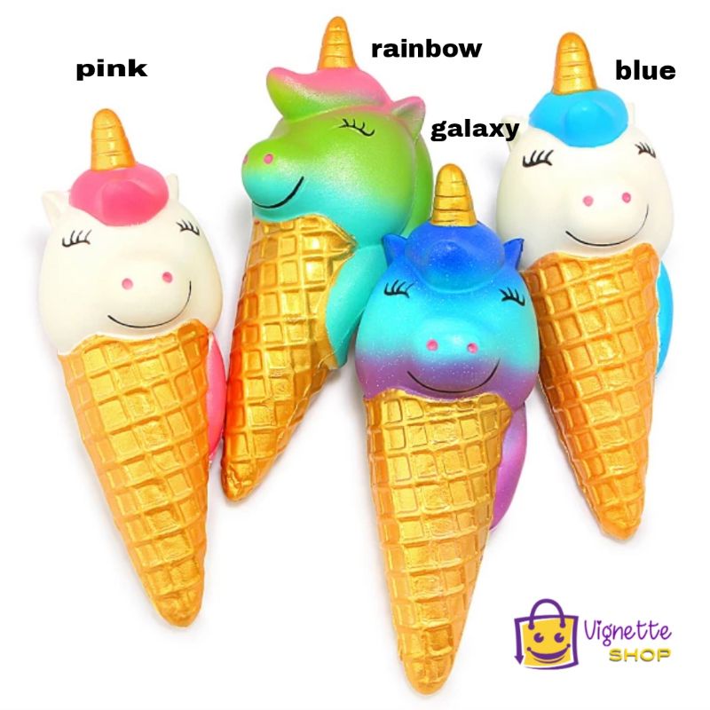 Jual Squishy Ice Cream Unicorn Lucu | Squisy Squishi Skuisi Sekuisi ...