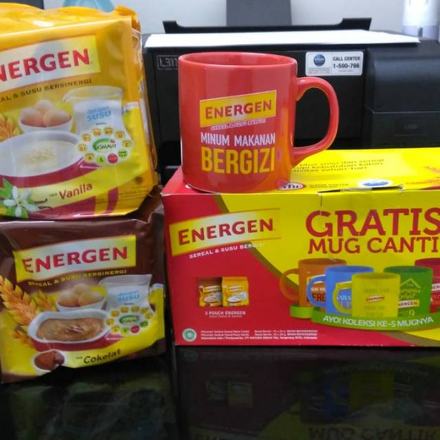 Jual Energen cereal instant special edition 2pck + mug box | Shopee ...