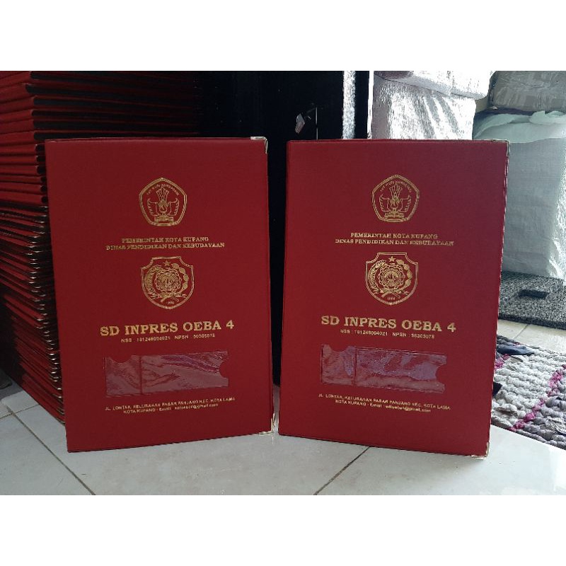 Jual Sampul Map Raport Custom SMPN 6 Seteluk | Shopee Indonesia