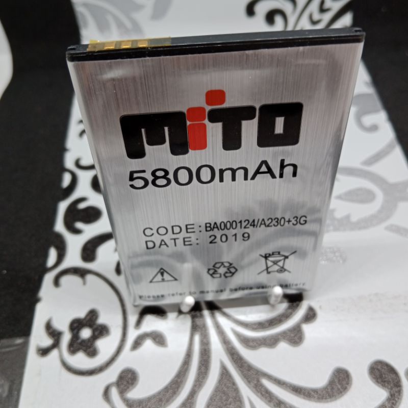 Jual Batrai MITO A230 A91 BA000124 Baterai Batre BA 00046 Original ...