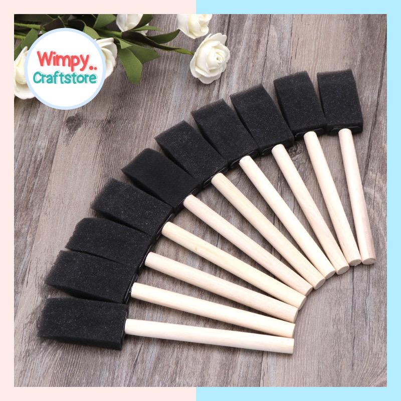 Jual Sponge Brush Kuas Sponge Kuas Cat Alat Spons Lukis Decoupage ...