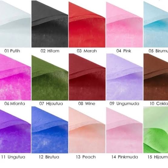 Jual FLOWER WRAPPING KOREAN PREMIUM NONWOVEN PAPER | KERTAS TISSUE ...