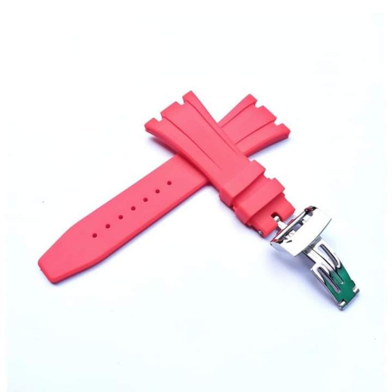 Jual Audemars Piguet AP Rubber Strap Royal Oak Tali Jam AP Red | Shopee ...