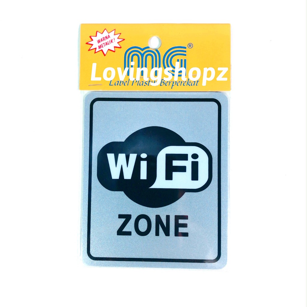 Jual Stiker Wifi Zone, Sticker Wifi | Shopee Indonesia