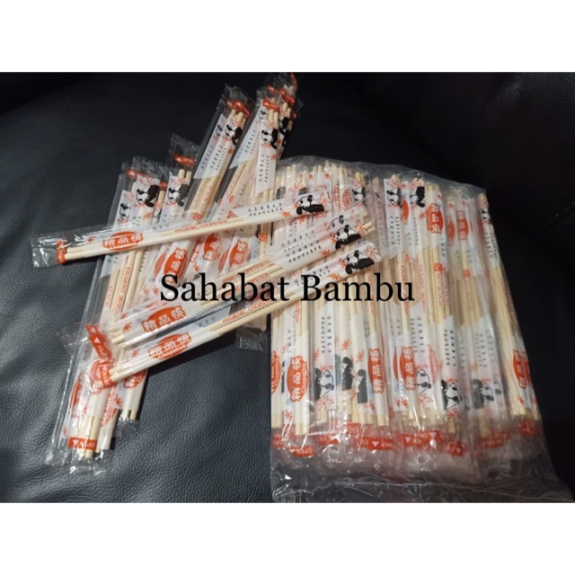 Jual Sumpit Bambu Harga per-pack (Isi 100 pasang) | Shopee Indonesia