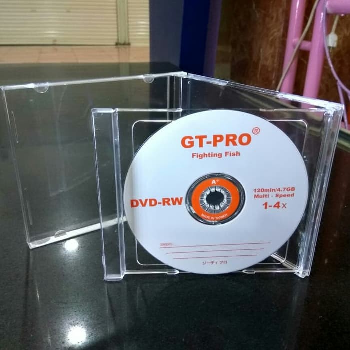 Jual Dvd Rw & Casing Mika Bening Tebal & Segel Dvd Kosong Ecer | Shopee ...