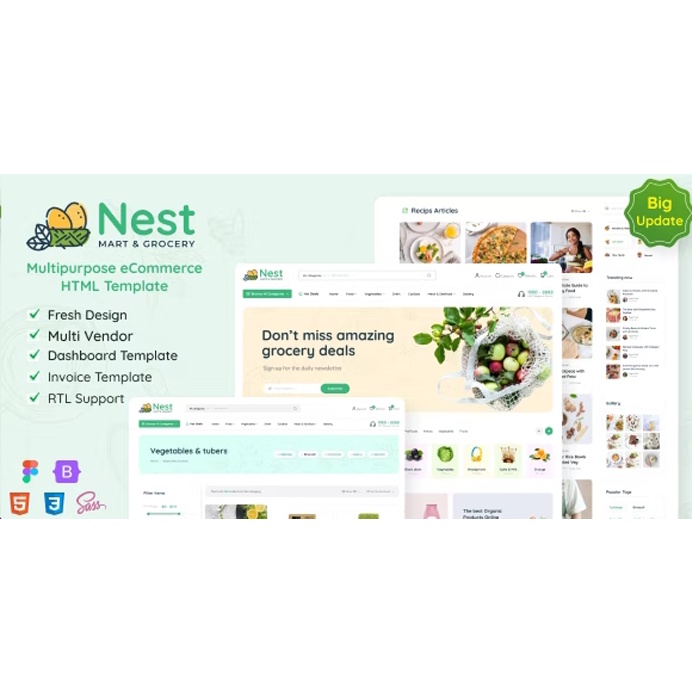 Jual Template Themes eCommerce HTML Bootstraps | Shopee Indonesia