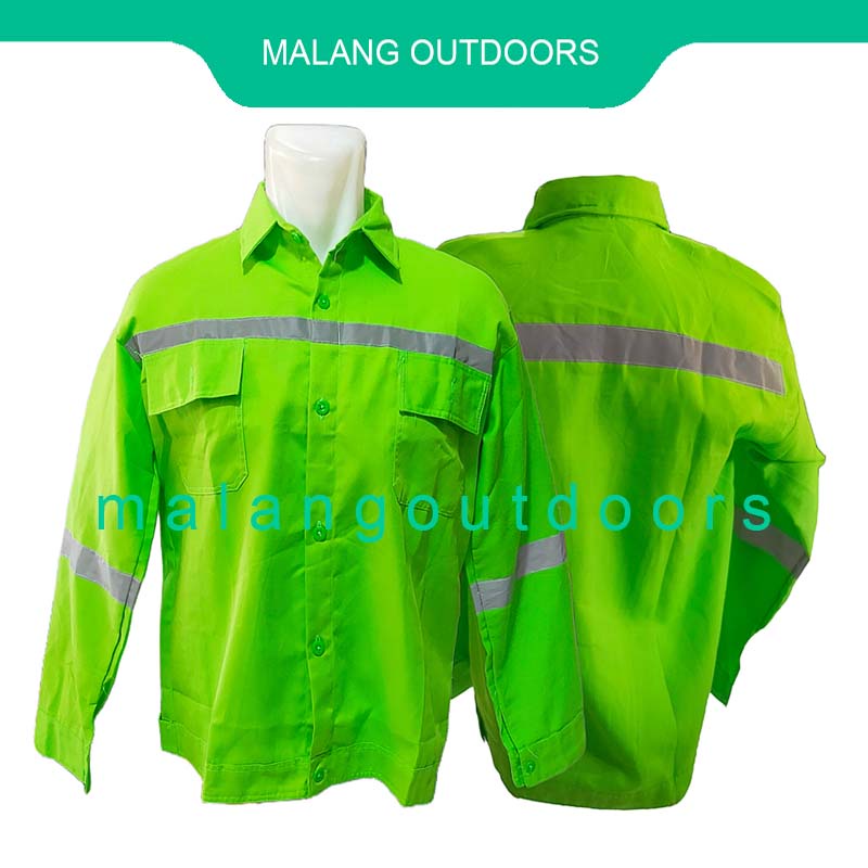 Jual BAJU SAFETY KATELPAK WERPAK KEMEJA SERAGAM SAFETY KERJA TEHNIK ...