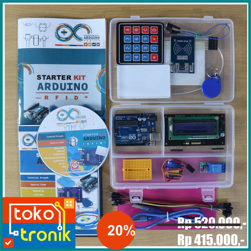 Jual Starter Kit ARDUINO RFID | Shopee Indonesia