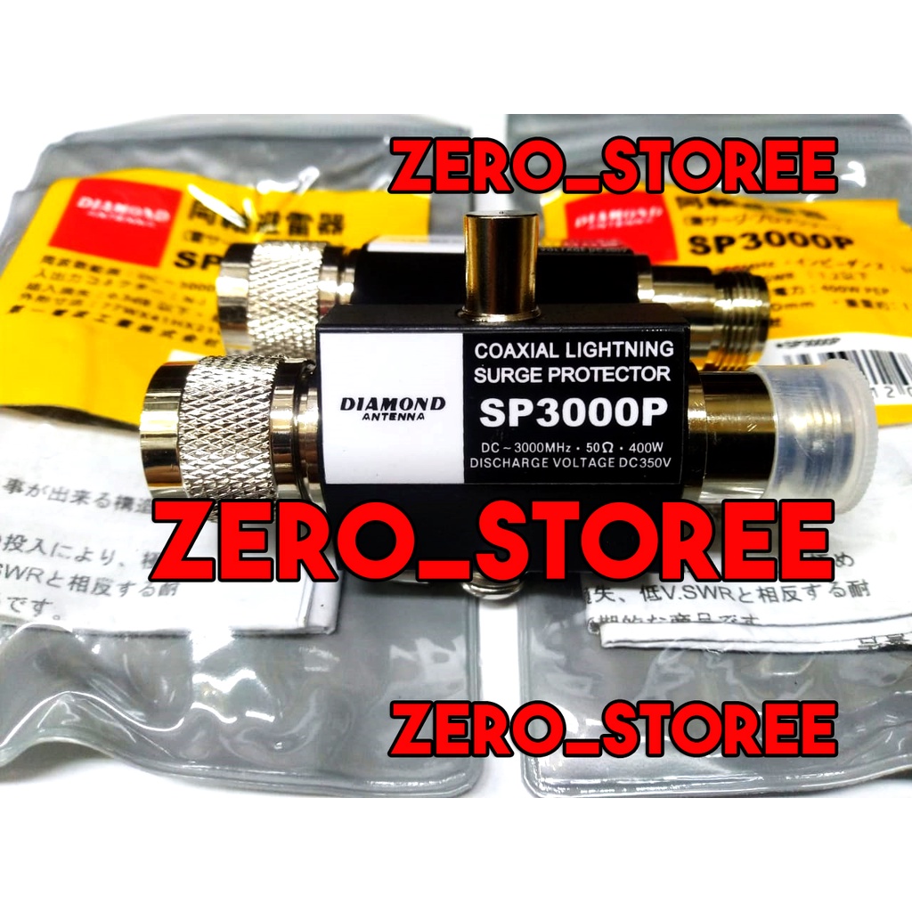Jual Diamond SP3000P Anti Petir Arester Lightning Arrester N female N ...