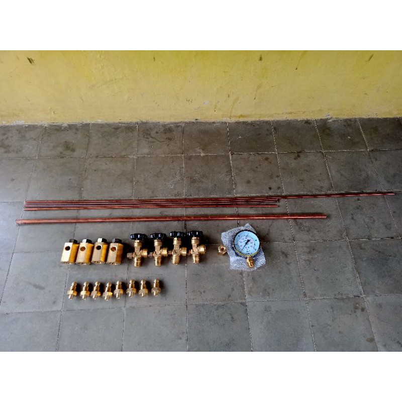 Jual alat transfer oksigen 4 titik tapi belum di las | Shopee Indonesia