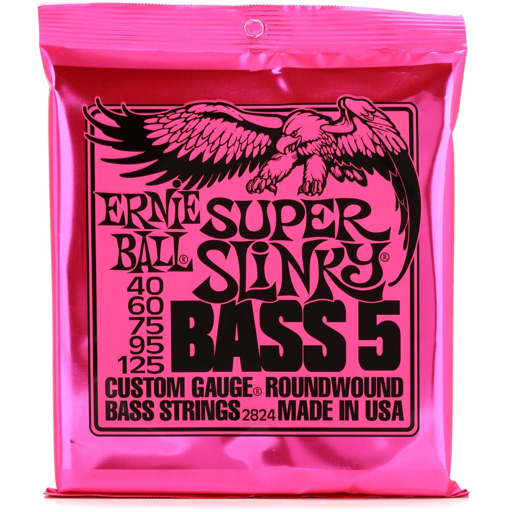 Jual Senar Bass Ernieball Super Slinky 2824 Elektrik 5 String 0.40 Set ...