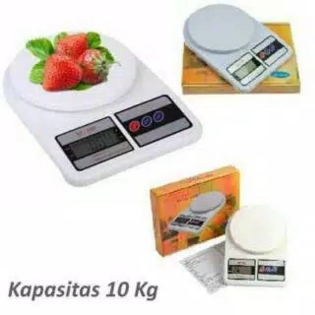 Jual Timbangan Dapur Digital SF400 10Kg Kitchen Scale SF 400 Kapasitas Kue Tepung Bahan LCD ...
