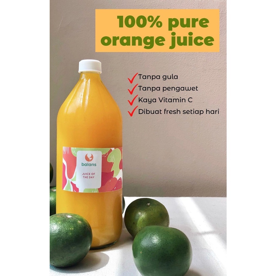 Jual Jus Jeruk 1 liter - Orange - Fresh Juice - Cold Press Jus Buah ...