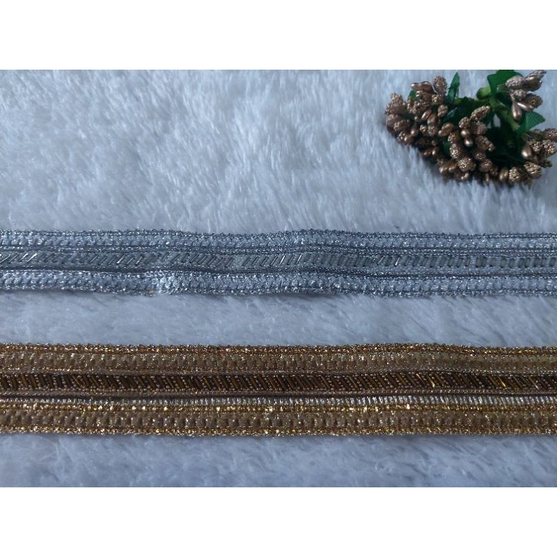 Jual renda india benang pita payet bambu | Shopee Indonesia