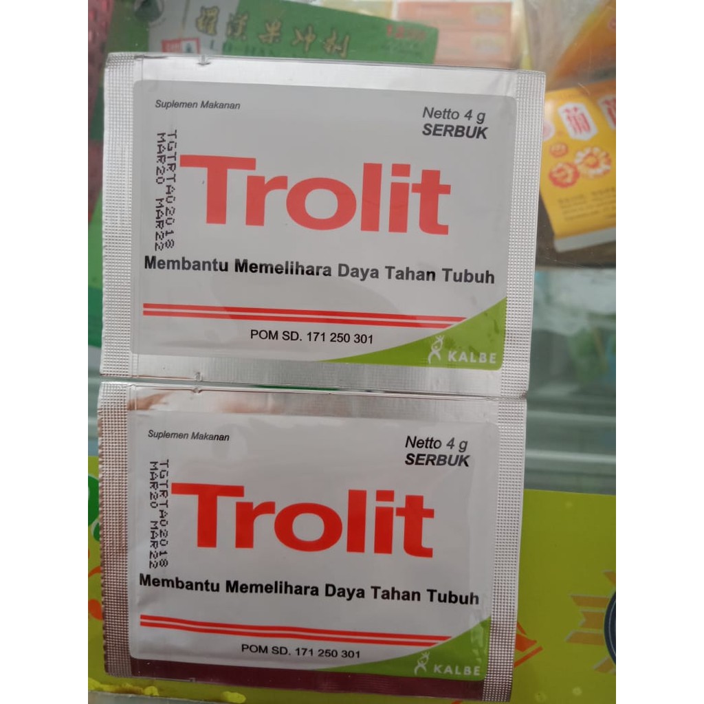 Jual TROLIT/untuk mengembalikan cairan tubuh dan elektrolit yang hilang ...