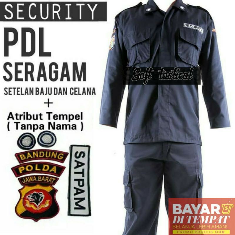 Jual seragam security PDL | seragam satpam | PDL keamanan | Shopee ...