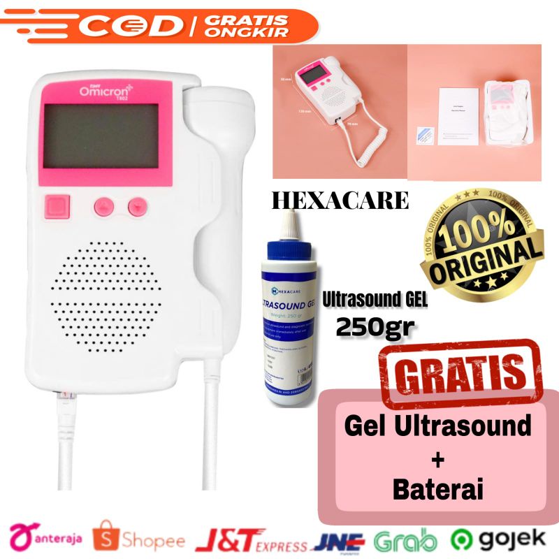 Jual Fetal Doppler Alat Pendeteksi Detak Jantung Janin Balita + Gell ...